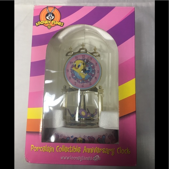 Warner Bros. | Wall Decor | Looney Tunes Tweety Bird Collectible Clock ...